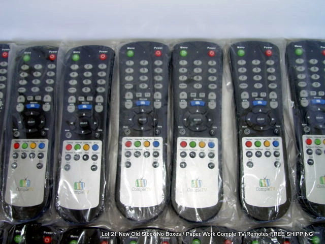 Lot 21 New Old Stock Comple TV Remotes FREE SHIPPING! | eBay