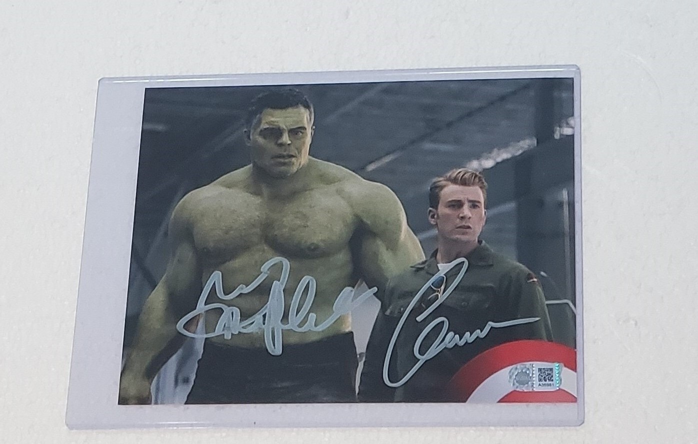 Mark Ruffalo / Chris Evans Duo Signed 8 x 10 SWAU Photo The Avengers | eBay