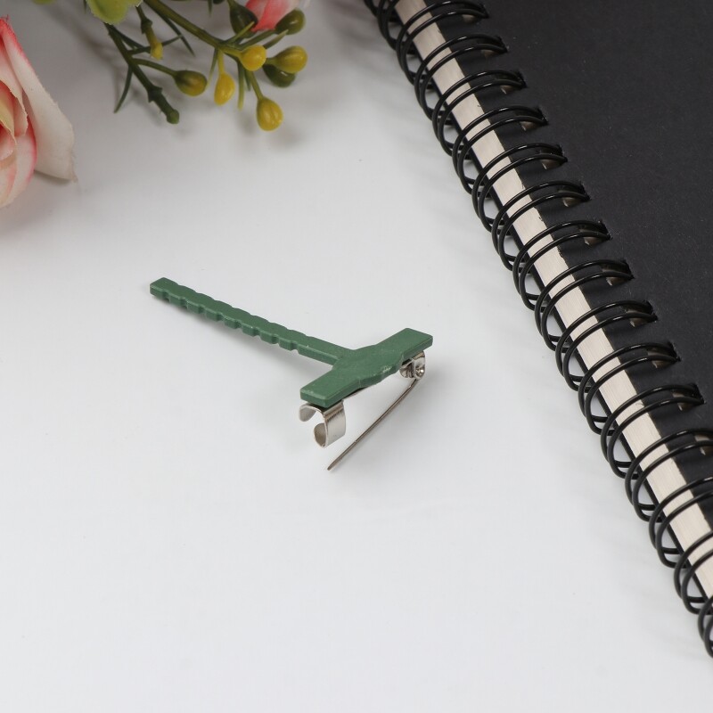 Wedding Brooch Corsage Breastpin T-Shaped Corsage Clips Buttonhole Pin ...