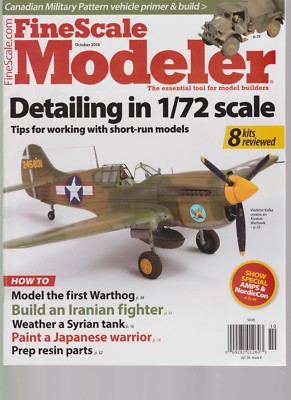 FINE SCALE MODELER MAGAZINE OCTOBER 2018, THE ESSENTIAL TOOL FOR MODEL ...