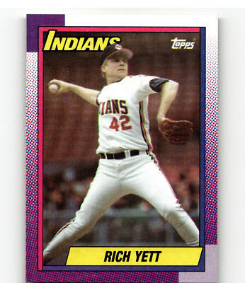 1990 Topps 689 Rich Yett Cleveland Indians | eBay