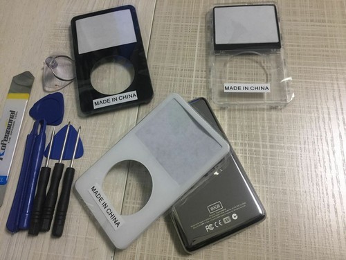 Front Faceplate + 80GB Metal Back Housing Case Cover for iPod 5th gen ...