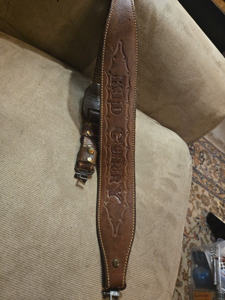 Vintage Kid Curry 32"Long Rifle Leather Sling | eBay