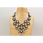 JOAN RIVERS Vintage Crystal Collar Necklace Bib Rhinestone Gunmetal Signed Bin2C | eBay
