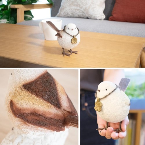 Shimaenaga Bird Garden Ornament Object Figurine Interior Set of 2 | eBay