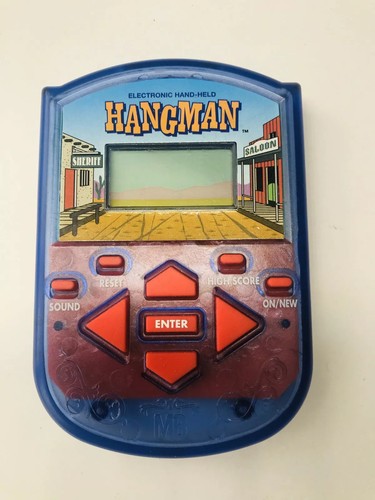 Hangman Electronic Handheld Arcade Game Milton Bradley Hasbro | eBay