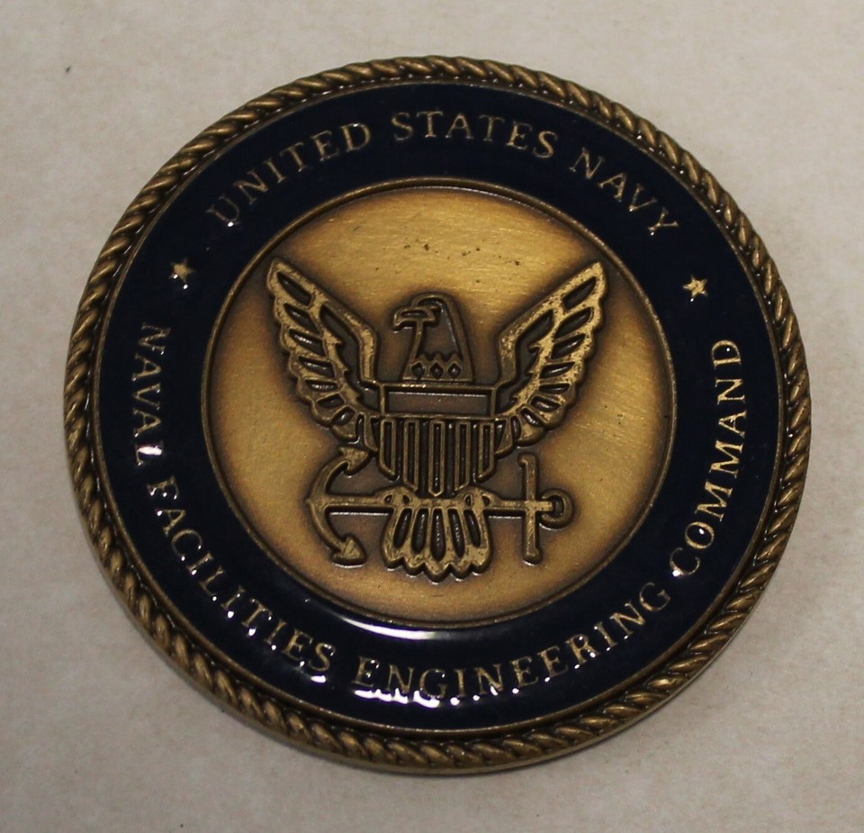 Chief of Civil Engineers Seabee / CB Navy Challenge Coin | eBay