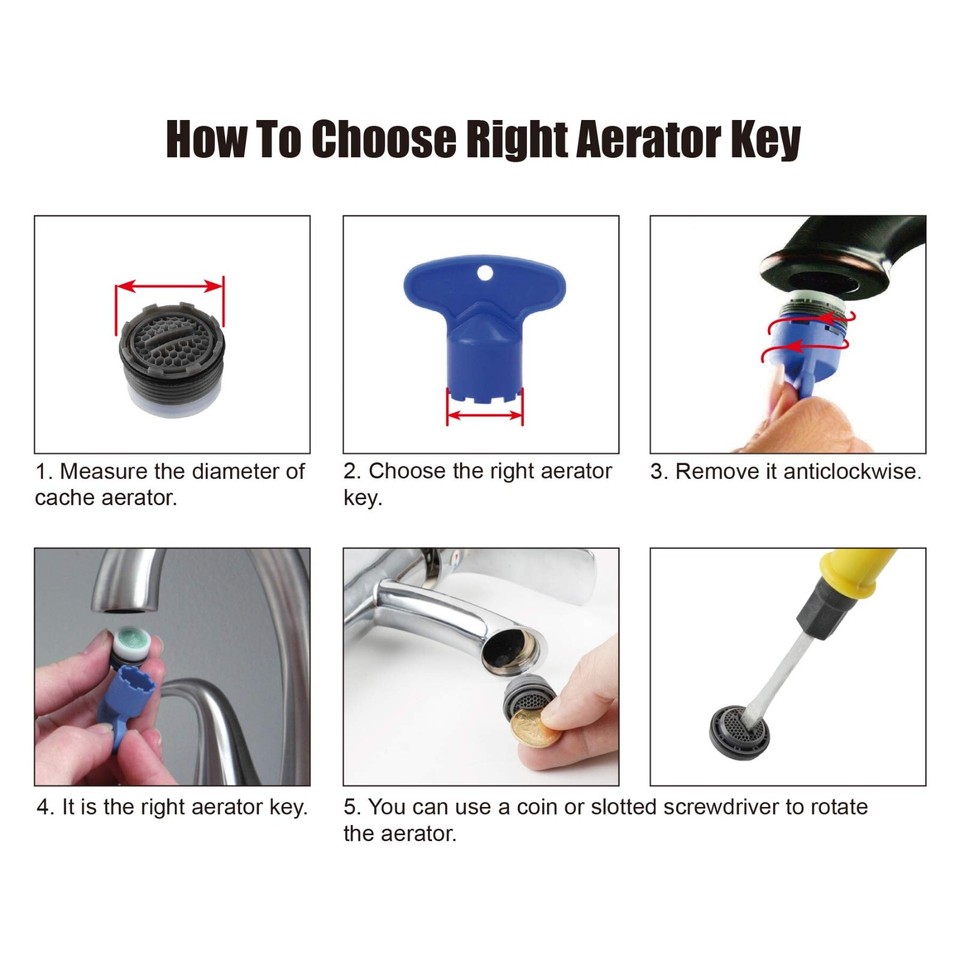 Faucet Aerator for Cache Aerators Cache Faucet Aerator Key Removal ...