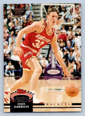 Dave Jamerson 1992-93 Stadium Club Members Only #366 Houston Rockets | eBay