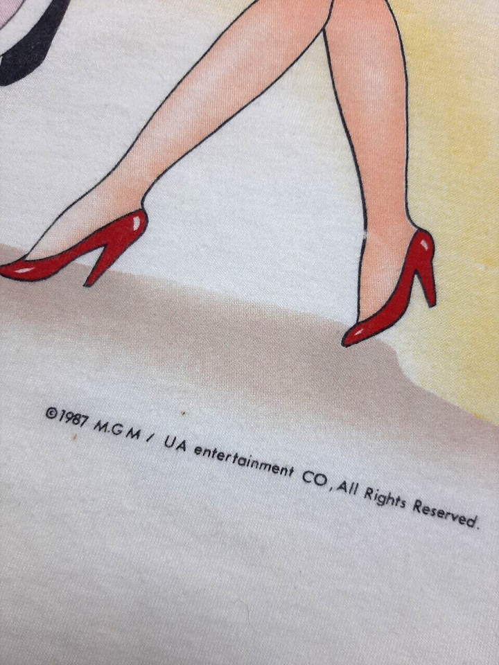 Vintage 1987 Droopy Dog M.G.M Sydney Graphics Cartoons Single Stitch ...