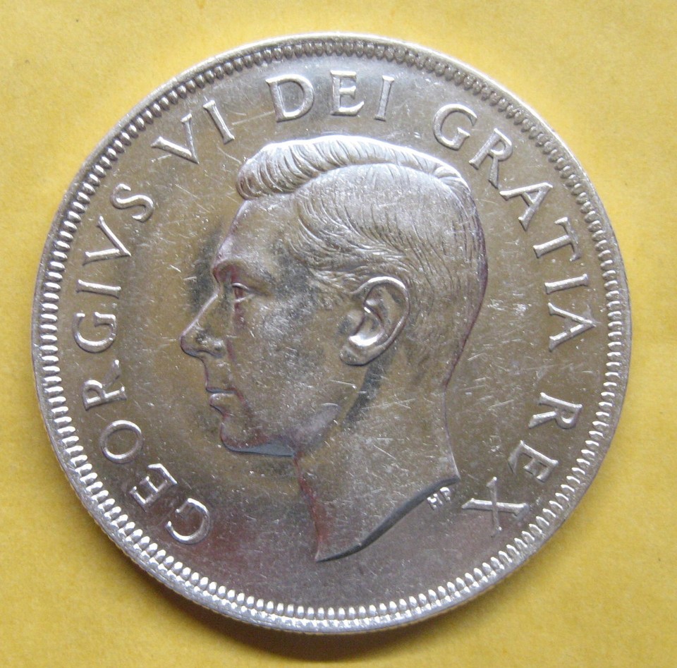 1949 Canada Silver Dollar Cleaned Take a Look | eBay