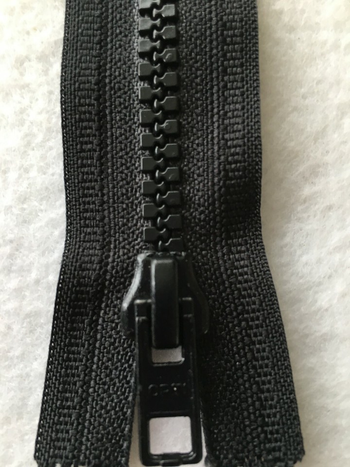 OPTI P60 Sport Open & Closed End #5 Zips Chunky Plastic Teeth Zipper ...