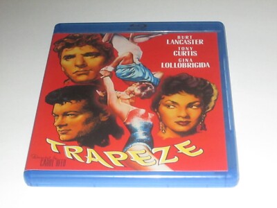 Trapeze Blu-ray 1956 Burt Lancaster Tony Curtis G. Lollobrigida Carole ...