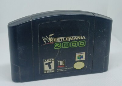 VTG WWF WrestleMania 2000 Nintendo 64 1997 N64 Game Cartridge Only WWE ...