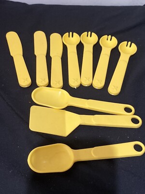 Vintage Step 2 Little Tikes Play Pretend Food Utensils Yellow | eBay