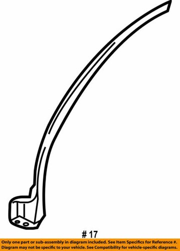 75873-48010 Toyota Moulding, quarter panel wheel opening, rh 7587348010 ...