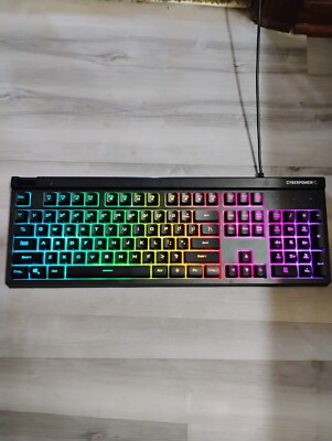 Cyber Power P.C. Nohi 02 RGB USB Keyboard KN-161-104 | eBay