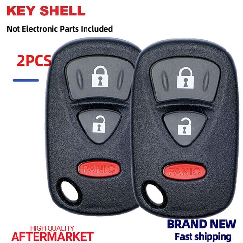 2PCSRemote Key Shell Case Fob 3 Buttons for Suzuki Grand Vitara SX4 XL7 ...