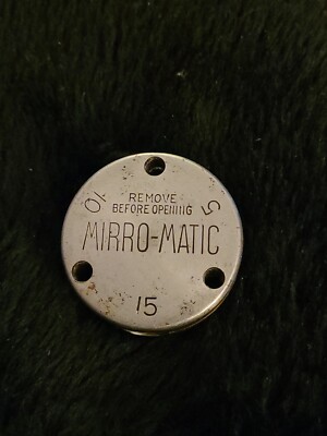 Vtg Mirro-Matic Pressure Cooker Jiggler Weight Regulator 5-10-15 Pound ...