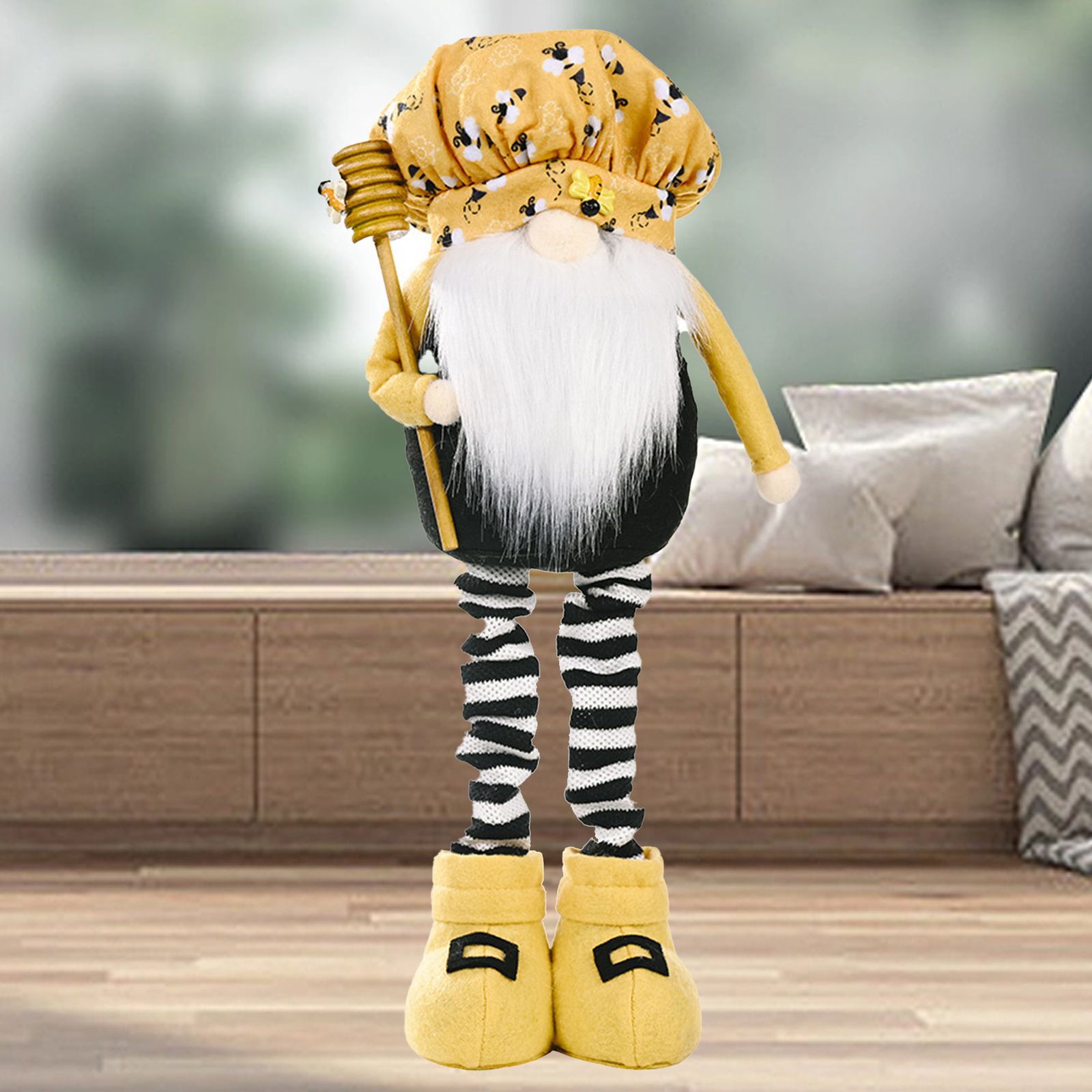 Gnome Doll Eye-catching Create An Atmosphere Honey Bee Elf Ornament ...