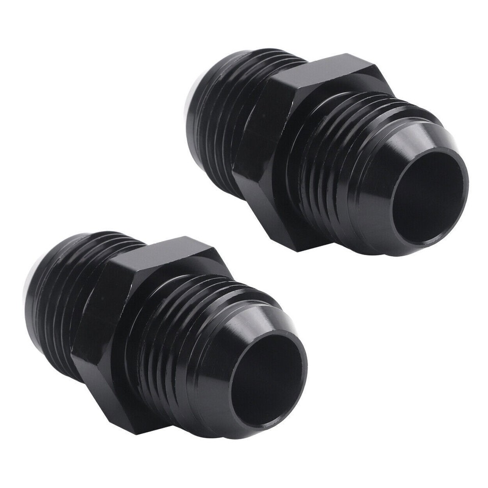 4PCS 6AN Male To AN6 Coupler Flare Union Adapter Straight Fitting ...