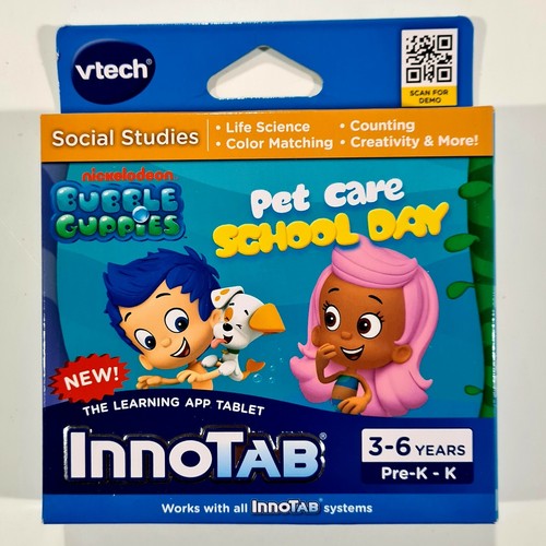 Vtech® Innotab Game Bubble Guppies Pet Care New! Preschool/Reading ...