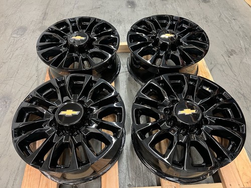 20" OEM FACTORY CHEVROLET SILVERADO 2500 3500 HIGH COUNTRY HD WHEELS ...