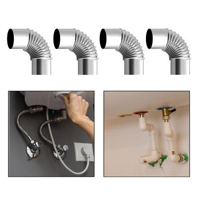 Stove Pipe Elbow Stainless Steel Fire Place Boiler Heater Exhaust Pipe ...