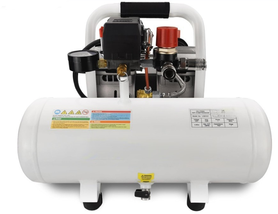Hookah Scuba Diving 1 HP 115v Air Compressor w/ 2 outlets 1.6 Gallon ...