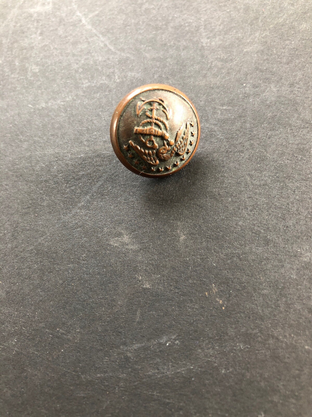 CIVIL WAR NAVAL MILITARY button Horstmann Philadelphia 13 stars bronze ...