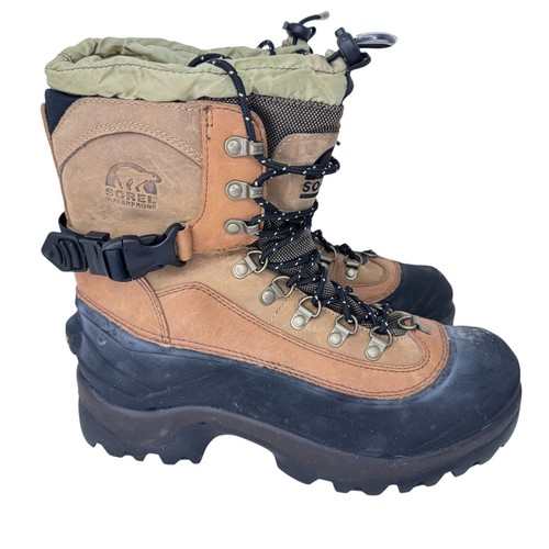 Sorel Conquest Boot Men's 10 Leather Waterproof Barrel Lock Closure ...