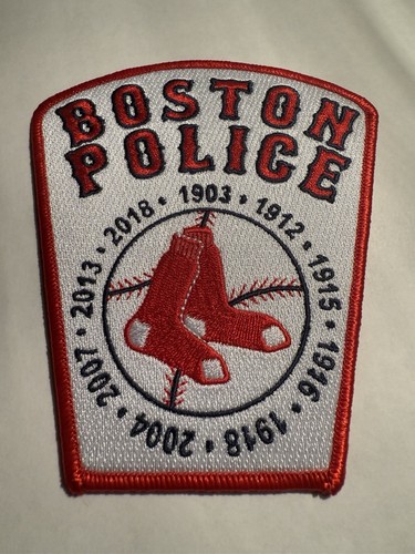 Boston Police Red Sox Patch - Massachusetts | eBay