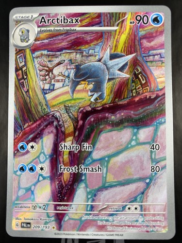 Arctibax IR 209/193 Pokemon TCG Paldea Evolved Illustration Rare Full ...