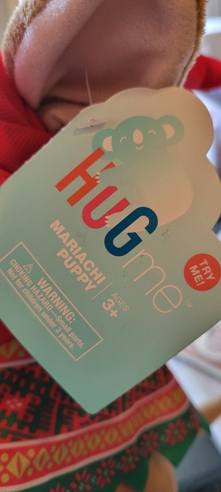 Hug me Animated CHRISTMAS Mariachi Plush Puppy Dog 12" Plays Macarena ...