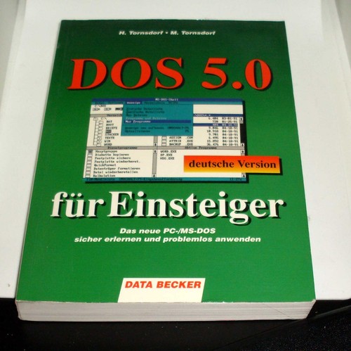 Dos 5.0 für Einsteiger - Buch deutsche Version von Data Becker | eBay