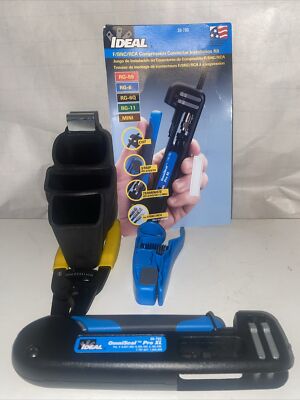 Ideal 33-793 F/BNC/RCA OmniSeal Pro XL Coax Compression Connector Tool ...