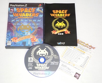 Space Invaders Anniversary PS2 PlayStation 2 Japan Version - Pre owned ...