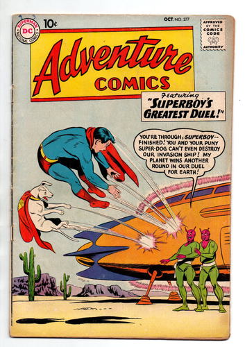 Adventure Comics #277 - Superman - Krypto - 1960 - GD/VG | eBay