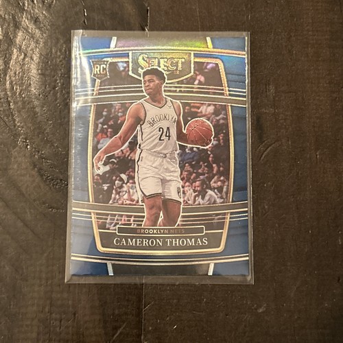 CAMERON THOMAS 2021-22 Panini Select Blue Silver Prizm Concourse Rookie ...