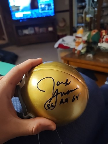 Jack Snow Autographed Notre Dame Helmet Signed | eBay
