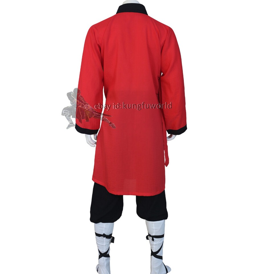 Custom Shaolin Monk Uniform Tai Chi Kung fu Suit Martial arts Robe and ...