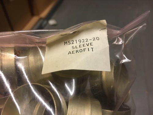 MS21922-20 SLEEVE, TUBE FITTING AEROFIT AIRCRAFT F-16 C-130 | eBay