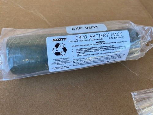 SCOTT 805358-01 - Battery Pack, C420 PAPR, EXP 08/2031 | eBay