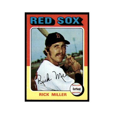 1975 Topps Rick Miller Red Sox #103 | eBay
