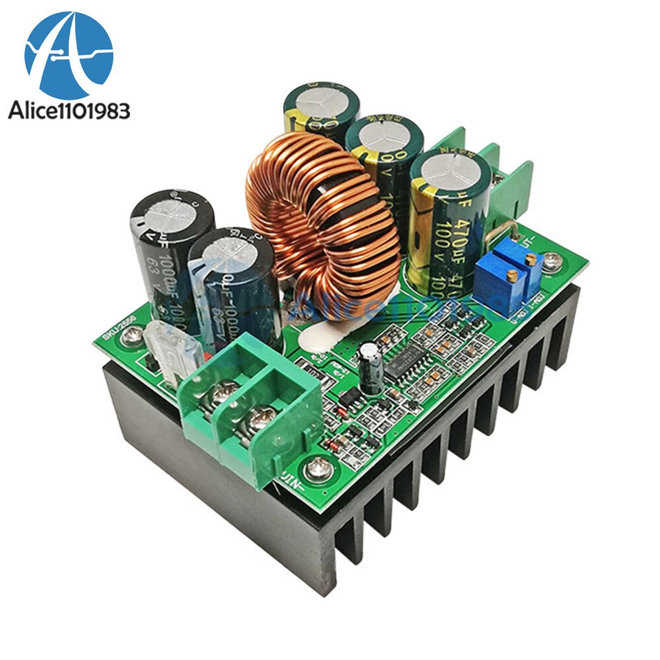 DC0-36V to 12V-80V Power Boost Step-up 1200W 20A Adjustable Power ...