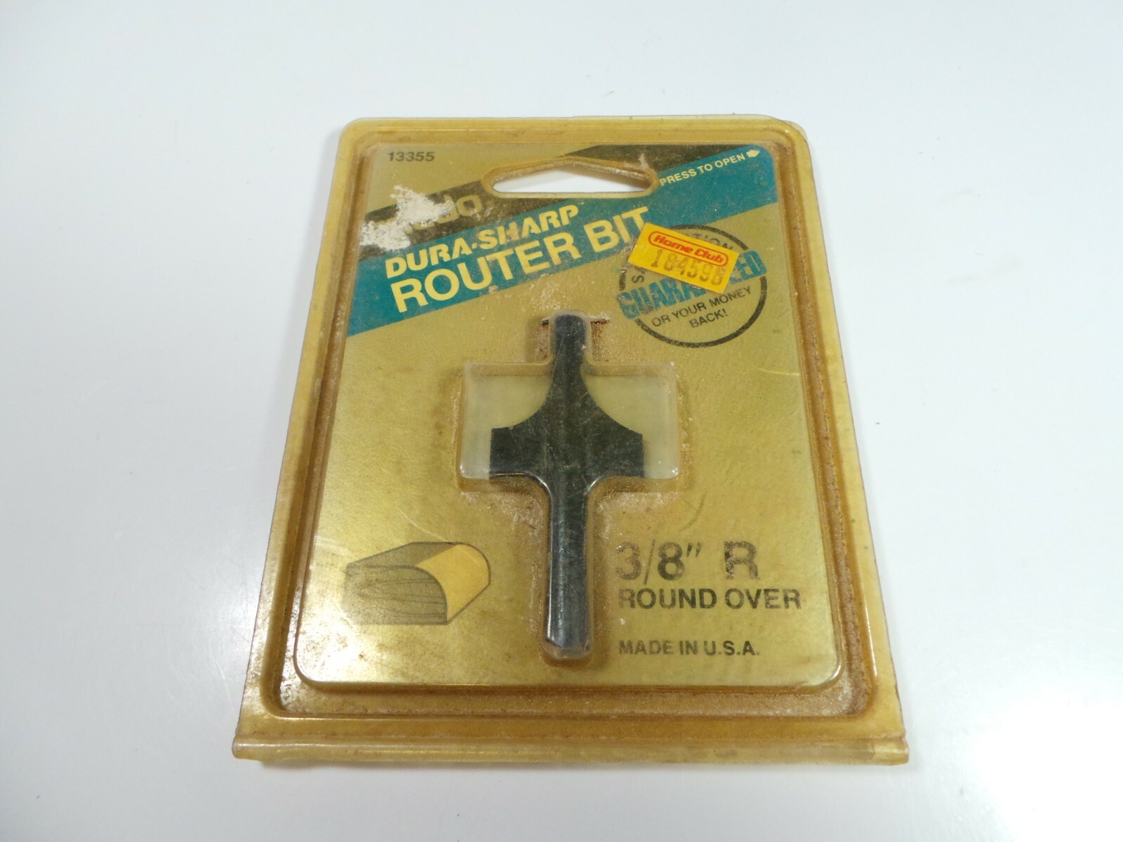 Credo Dura-Sharp Router Bit 13355 3/8" R Round Over Bit | eBay