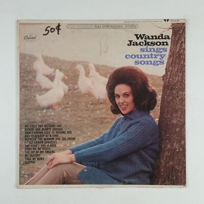 WANDA JACKSON Sings Country Songs ST2438 LP Vinyl VG+ Cover VG+ Co ...