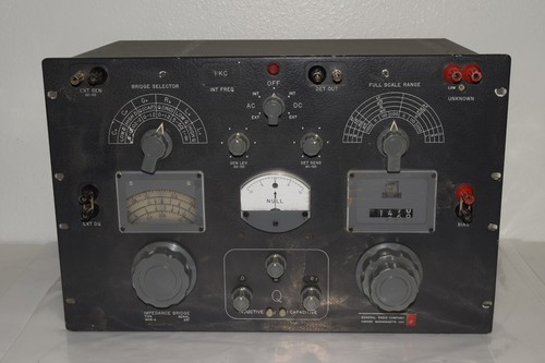 *TC* GENERAL RADIO GENRAD 1608-A IMPEDANCE BRIDGE (KUP34) | eBay