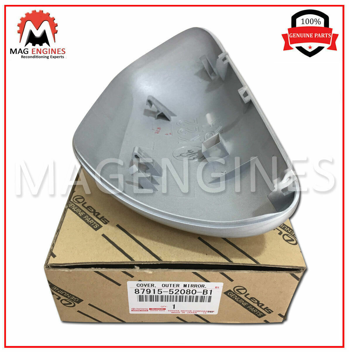 87915-52080-B1 GENUINE OEM COVER, OUTER MIRROR, RH 8791552080B1 | eBay
