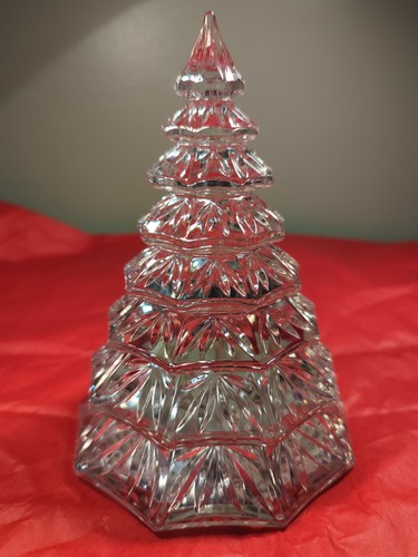 Waterford Crystal Clear Sculpture Christmas Tree 6.5 Heavy Beautiful | eBay